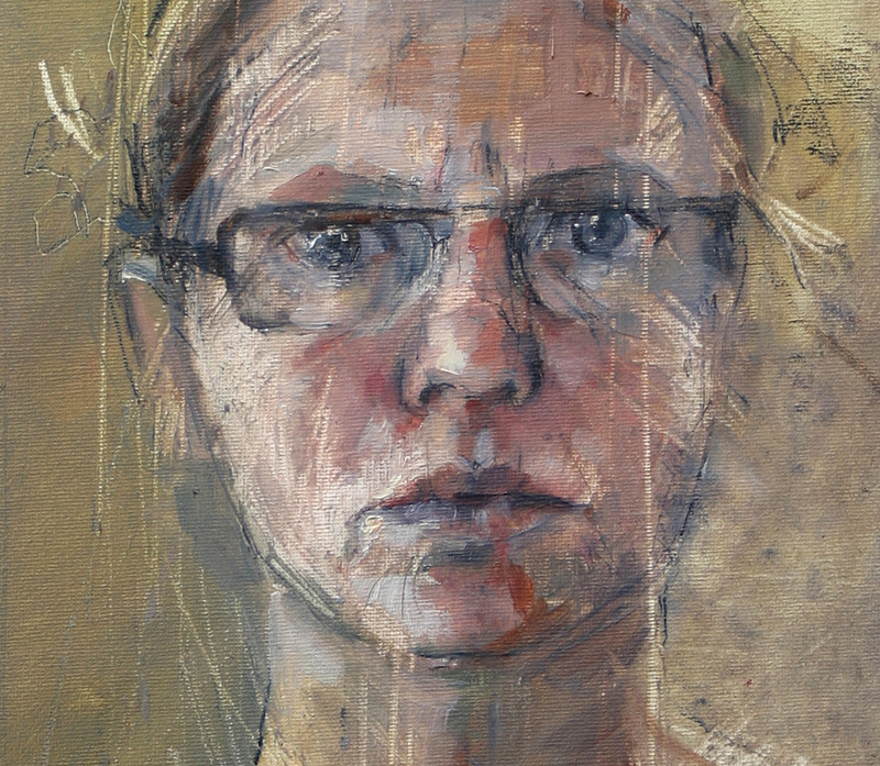 Carol Peace Sculpture : Portrait Looking Forward